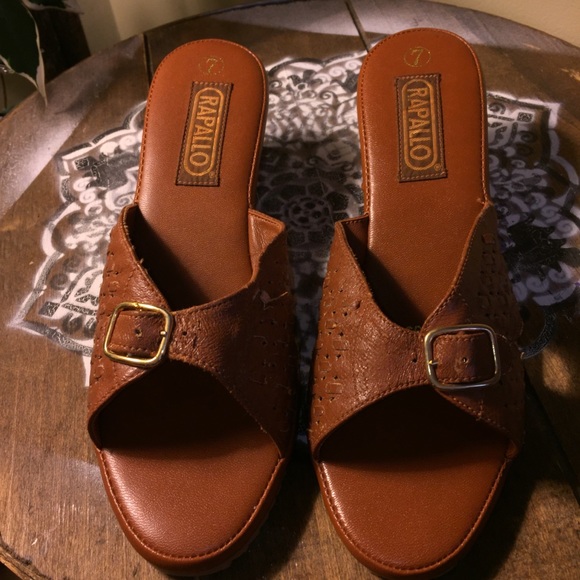 rapallo | Shoes | Vintage Rappollo Wooden Wedge | Poshmark